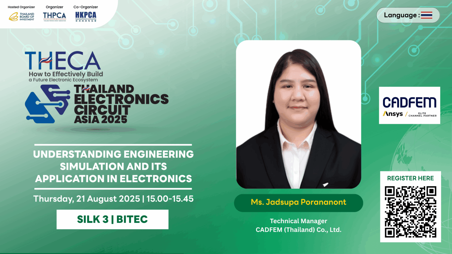 Speaker and Program – Thailand Electronics Circuit Asia 2025